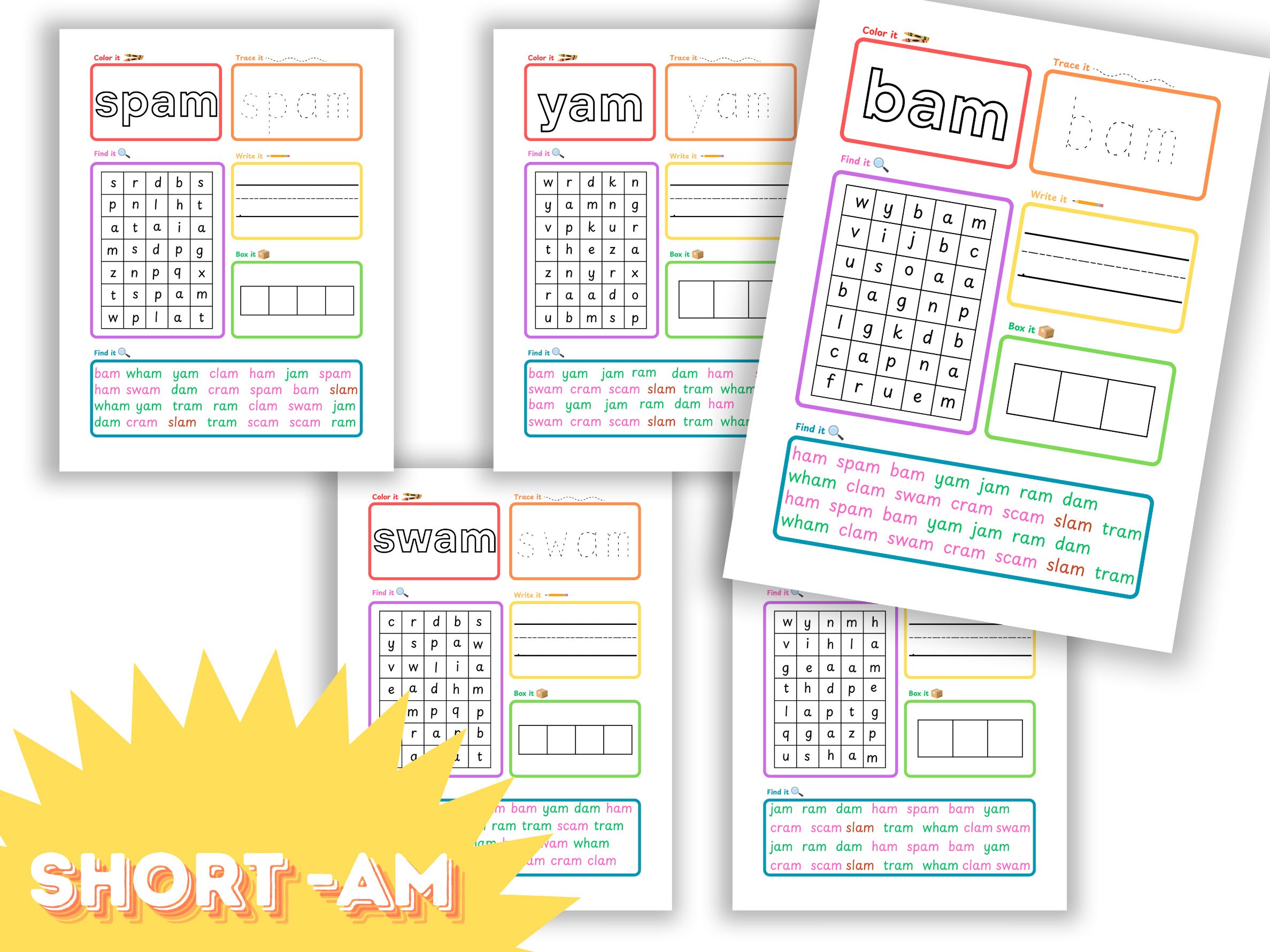 CVC Workbook| Homeschool Resources, Phonics Activity Sight Words ...