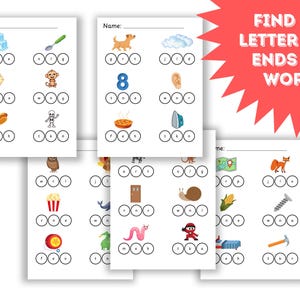 Ending Sound Worksheets | Phonics CVC Amplify Phonemic Awareness ...