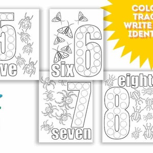 Dab A Dot Printable | Preschool Printable Activity, Coloring, Fine ...