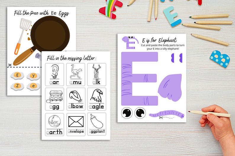 Letter of the Week E Alphabet Learning, Preschool Worksheets, Printable ...