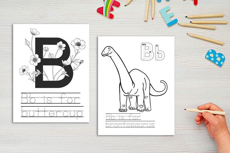 Letter of the Week B Alphabet Learning Preschool - Etsy