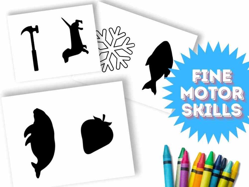 Montessori Pin Punch Bundle | Fine Motor Activity Preschool Toddler ...