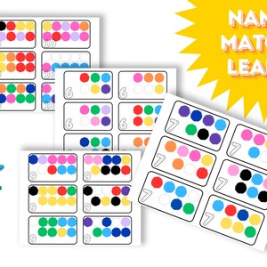 Counting and Color Activity With Pompoms, Numbers 1-10, Matching Colors ...