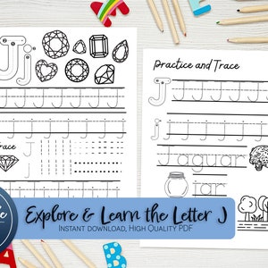 Letter of the Week J - Alphabet Learning, Preschool Worksheets ...