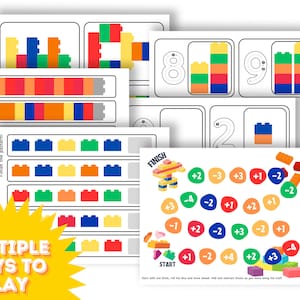 Building Brick Templates, Toddler Busy Bag Activities, Preschool ...