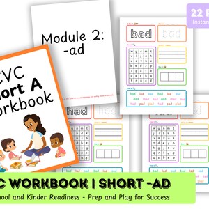 CVC Workbook| Homeschool Resources, Phonics Activity Sight Words ...