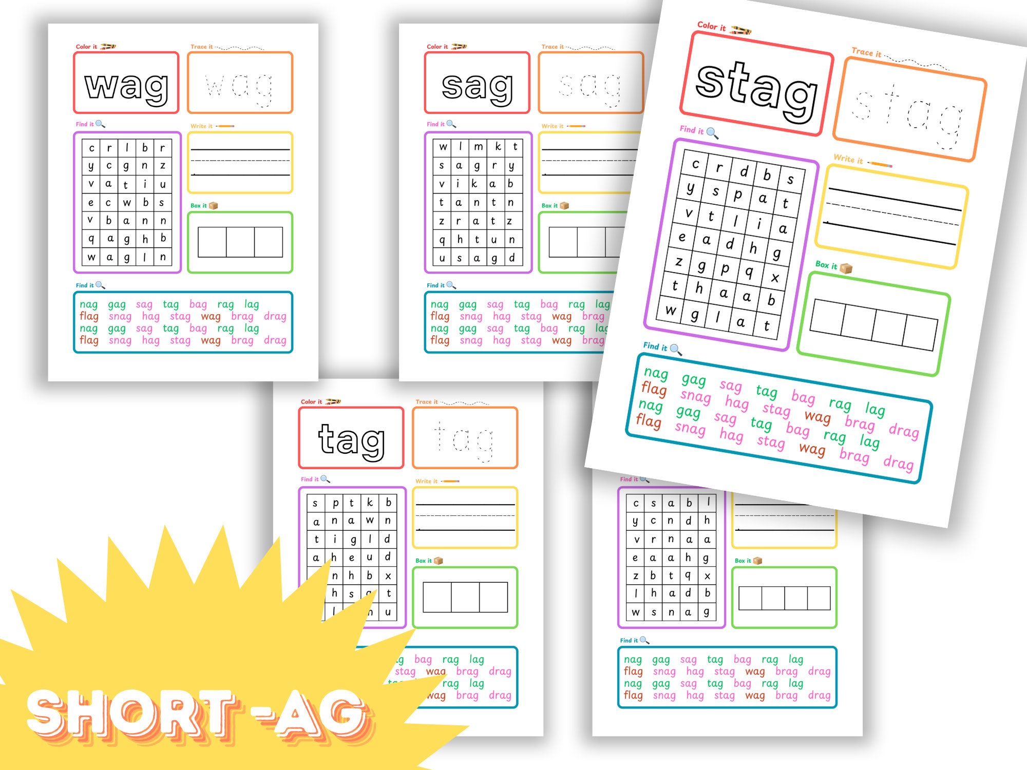 CVC Workbook| Homeschool Resources, Phonics Activity Sight Words ...