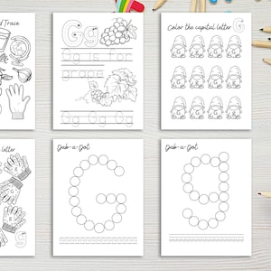 Letter of the Week G - Alphabet Learning, Preschool Worksheets ...