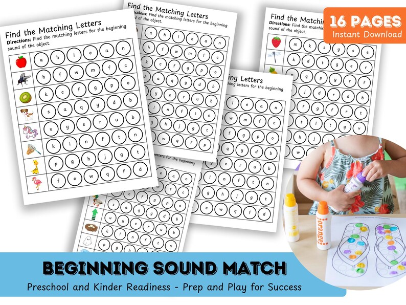 Beginning Sound Worksheets | Phonics CVC Amplify Phonemic Awareness ...