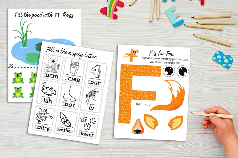 Letter of the Week F - Alphabet Learning, Preschool Worksheets ...
