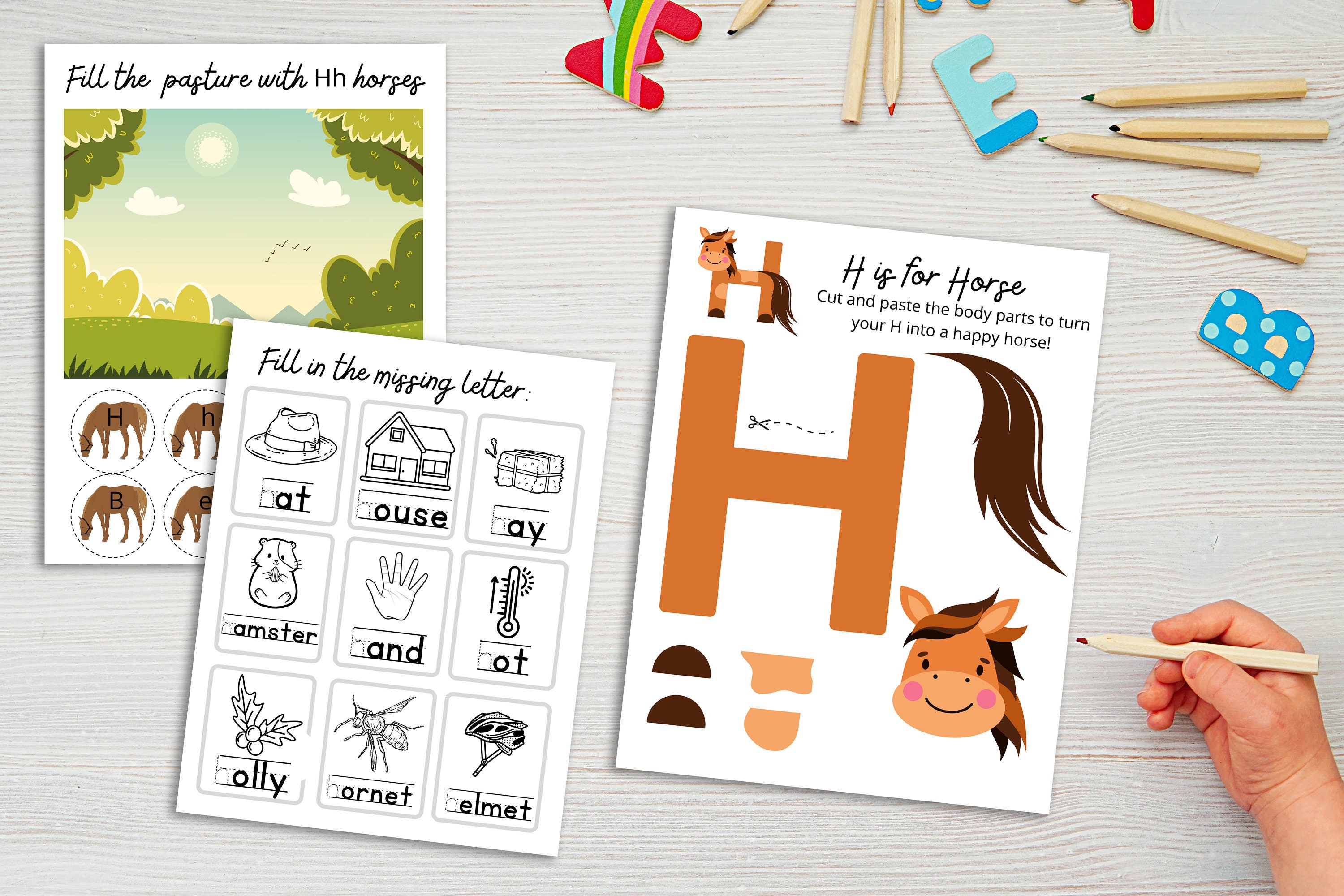 Letter of the Week H Alphabet Learning, Preschool Worksheets, Printable ...