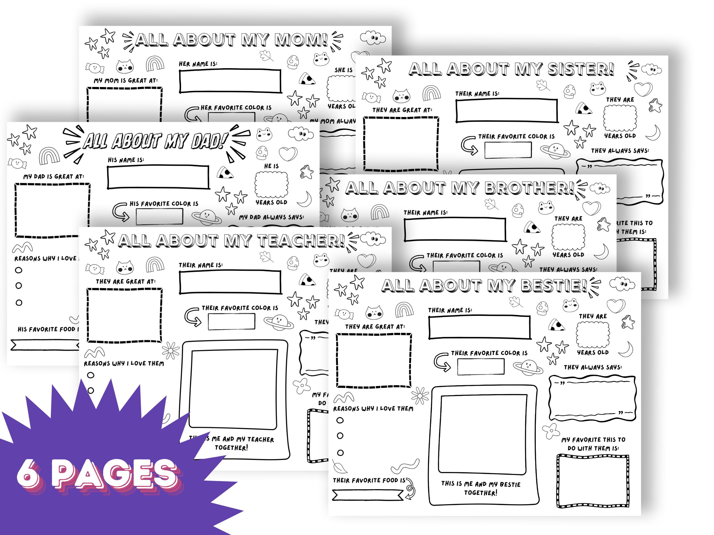 Happy Birthday Dad Coloring Page | Happy Birthday Dad Placemat Activity ...