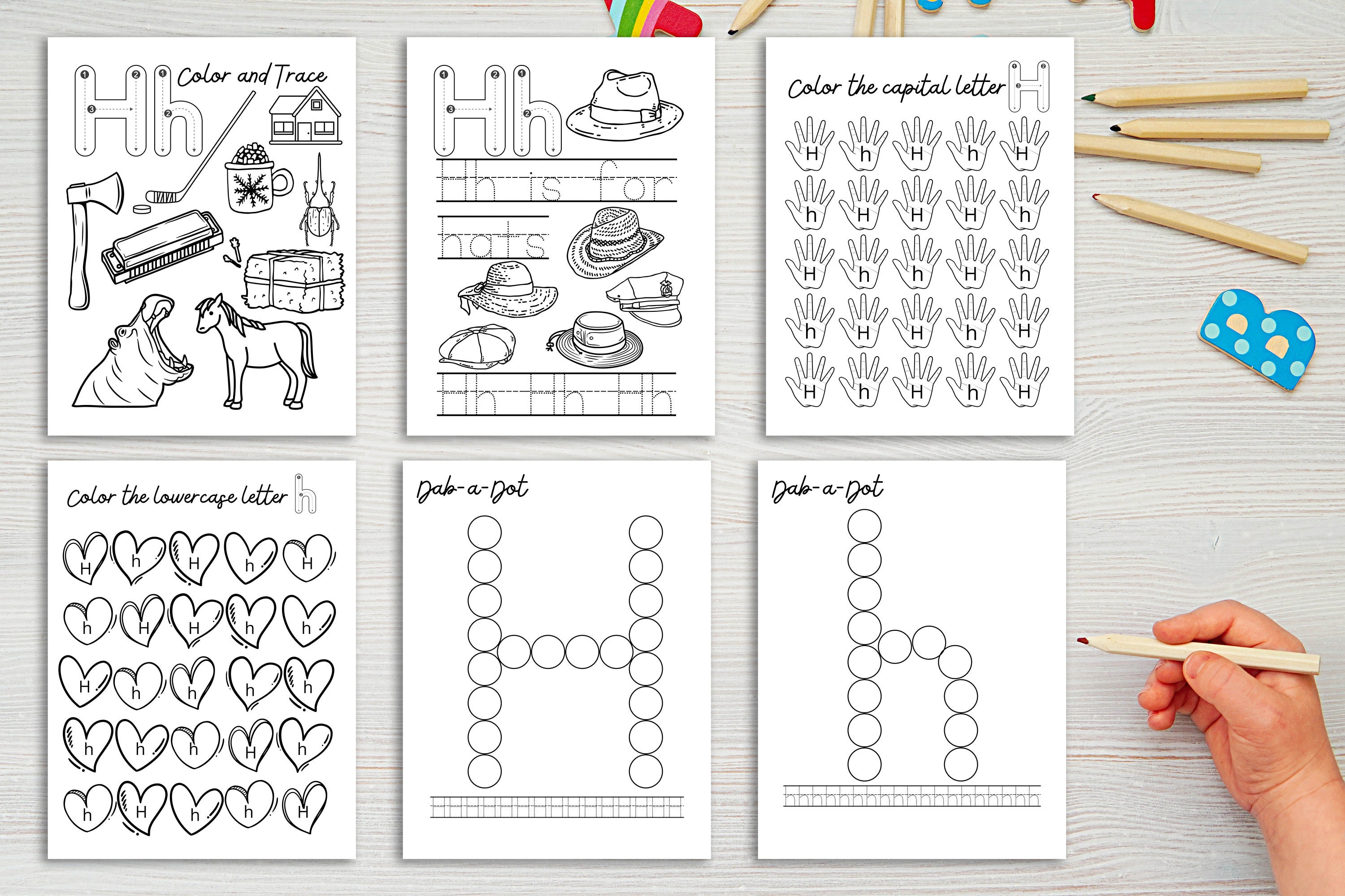 Letter of the Week H Alphabet Learning, Preschool Worksheets, Printable ...