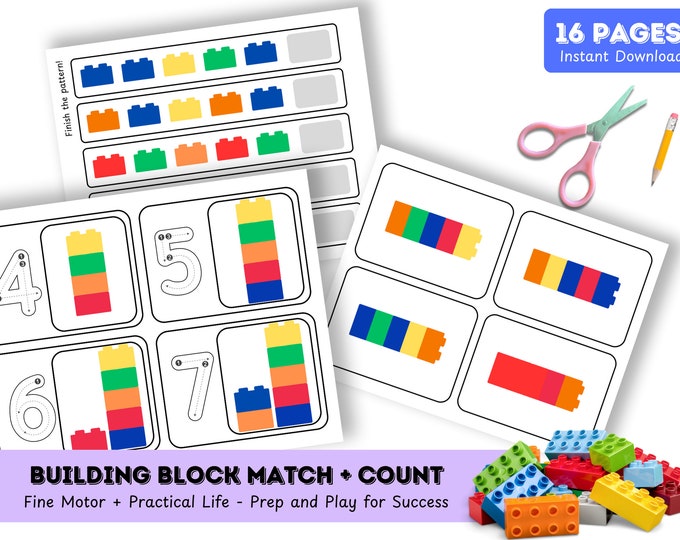 Toddler Busy Bag Activities, Preschool Puzzles, Mega Blok Building ...
