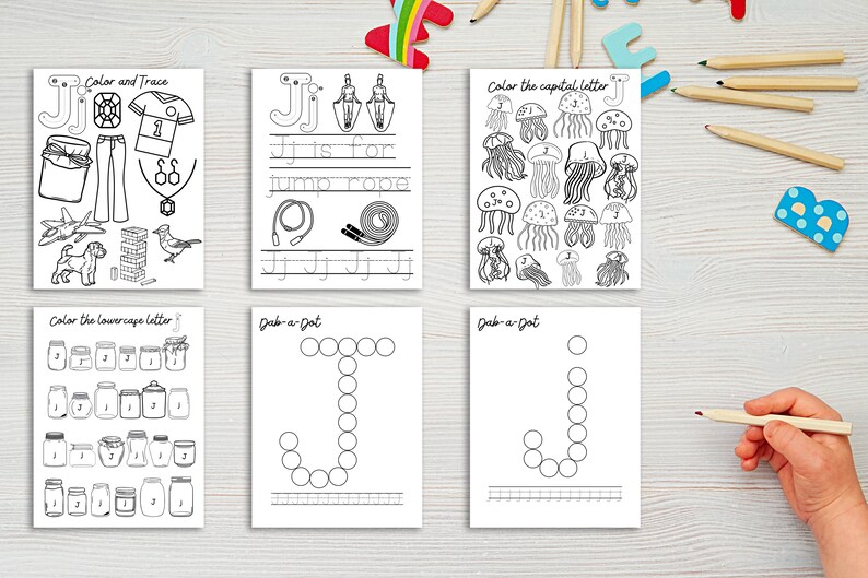 Letter of the Week J Alphabet Learning, Preschool Worksheets, Printable ...
