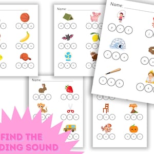 Ending Sound Worksheets | Phonics CVC Amplify Phonemic Awareness ...