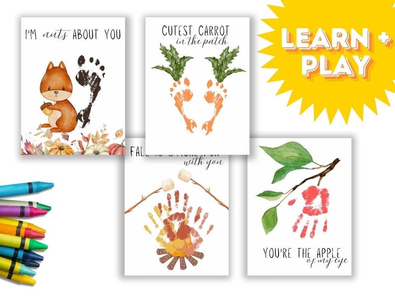 Fall Handprint Craft | Fall Handprint Art, Craft for Kids, Autumn ...