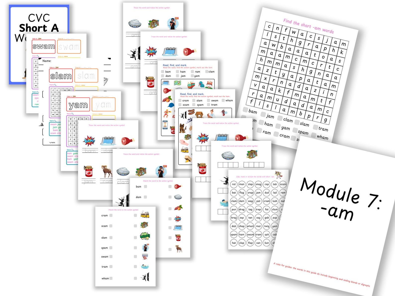 CVC Workbook| Homeschool Resources, Phonics Activity Sight Words ...