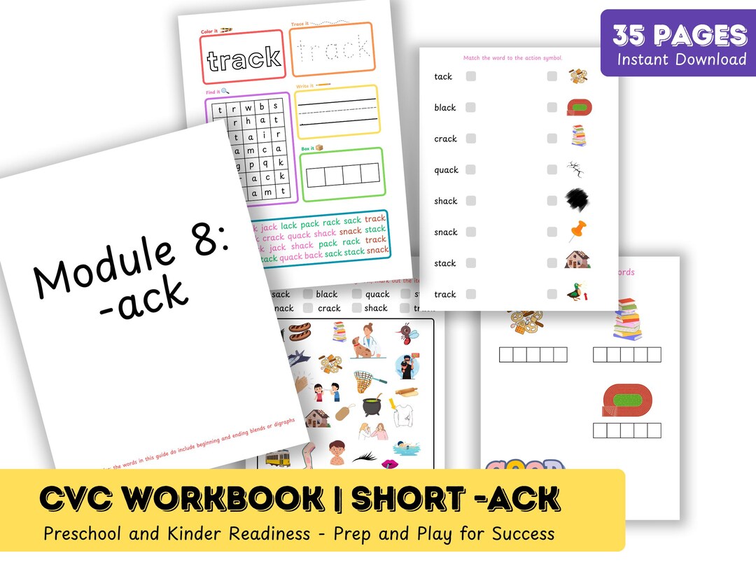CVC Workbook| Homeschool Resources, Phonics Activity Sight Words ...