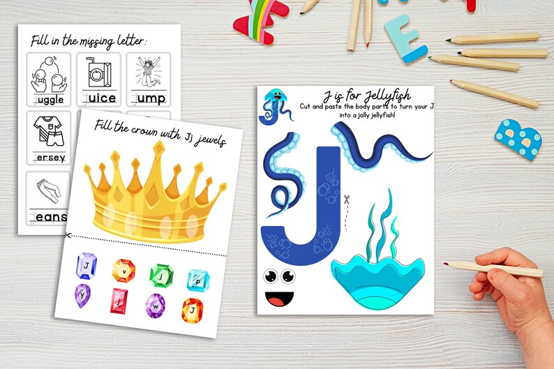 Letter of the Week J Alphabet Learning, Preschool Worksheets, Printable ...