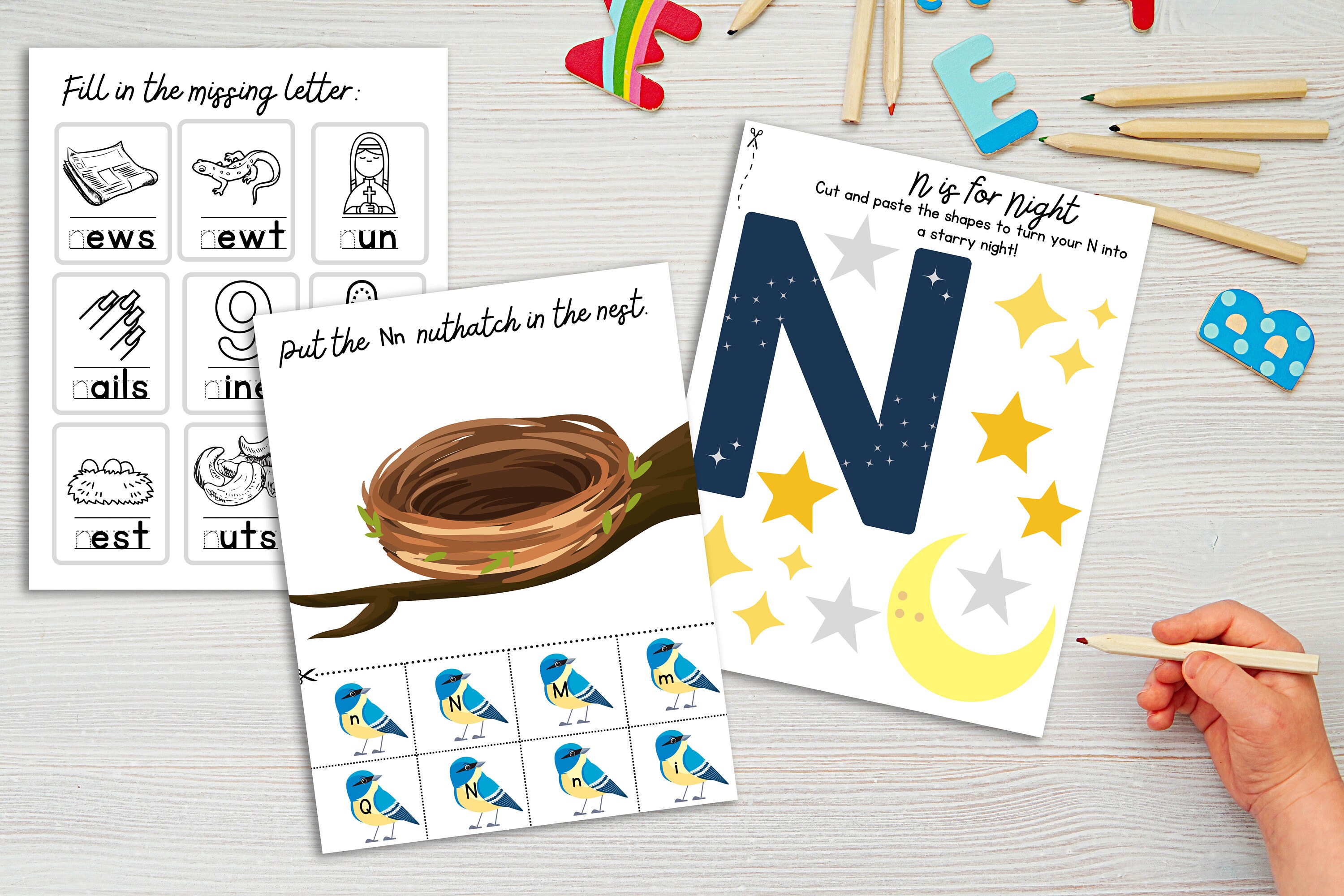 Letter of the Week N Alphabet Learning, Preschool Worksheets, Printable ...