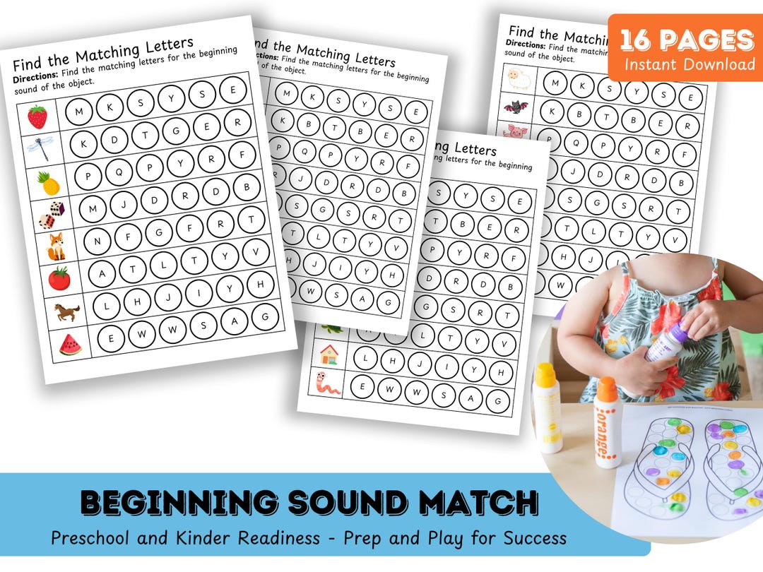Beginning Sound Worksheets Uppercase | Phonics CVC Amplify Phonemic ...