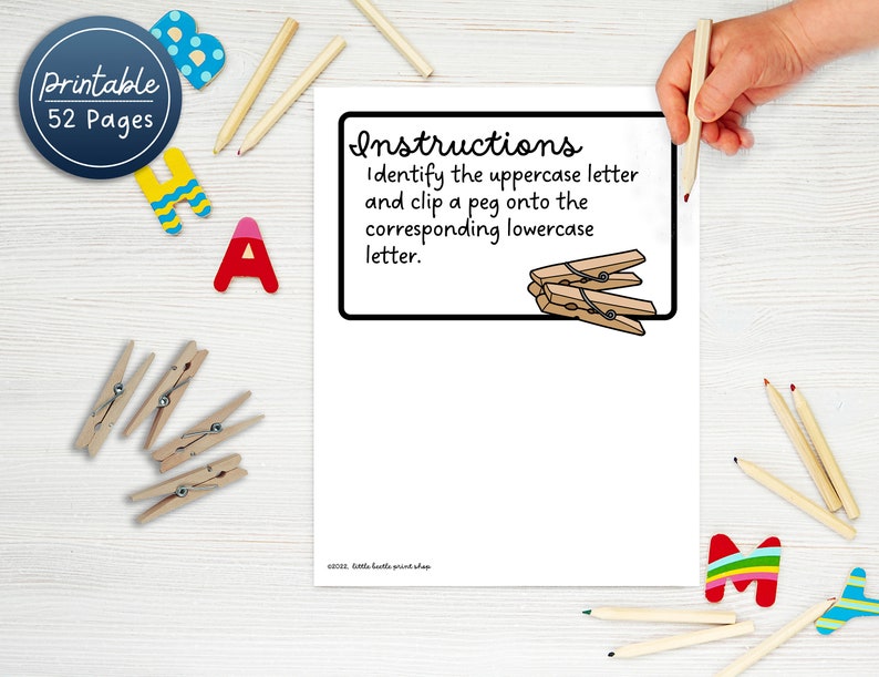 Alphabet Clip Cards | Peg It Flash Cards, Peg It, Clip Cards ...