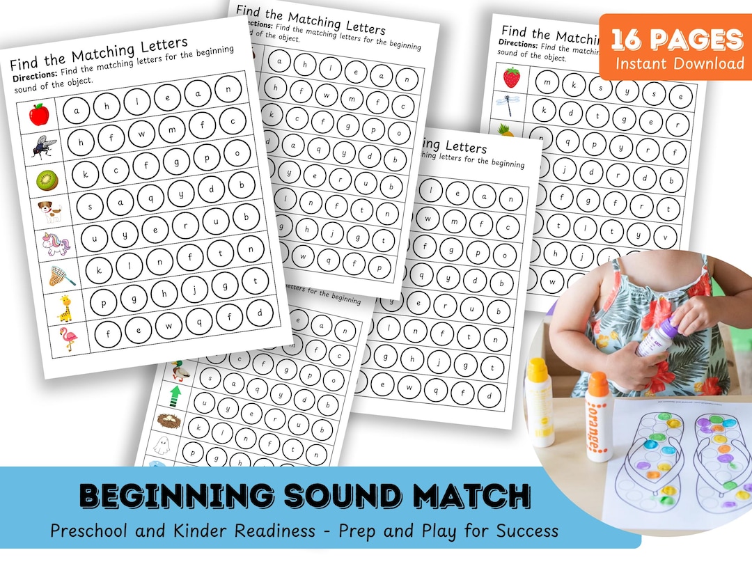 Beginning Sound Worksheets | Phonics CVC Amplify Phonemic Awareness ...