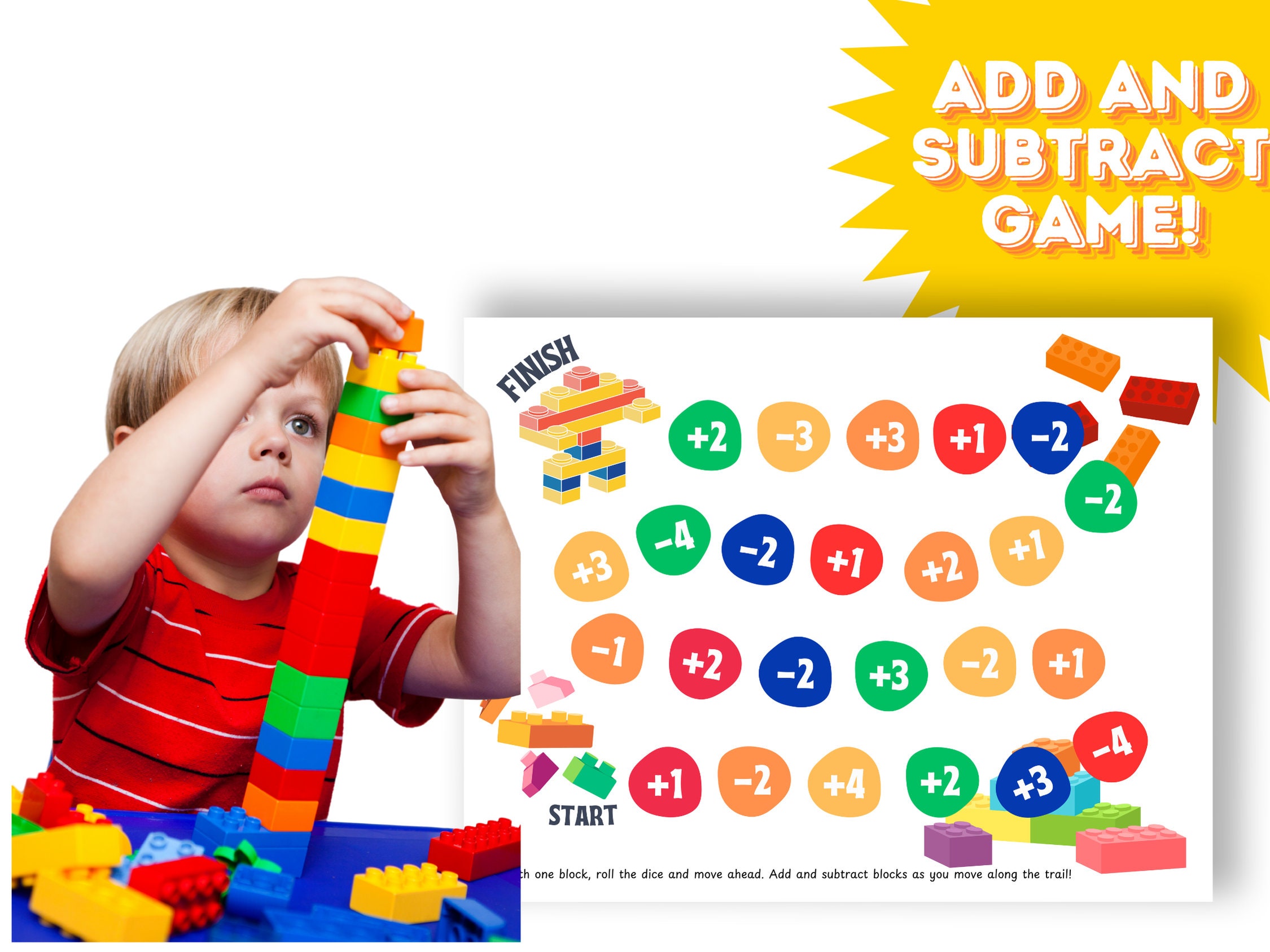Building Brick Templates, Toddler Busy Bag Activities, Preschool ...