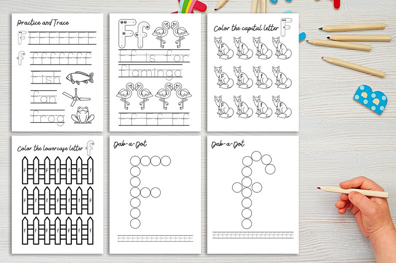 Letter of the Week F - Alphabet Learning, Preschool Worksheets ...
