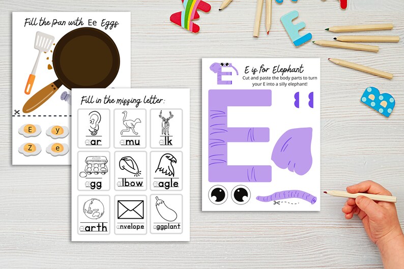 Letter of the Week E Alphabet Learning, Preschool Worksheets, Printable ...
