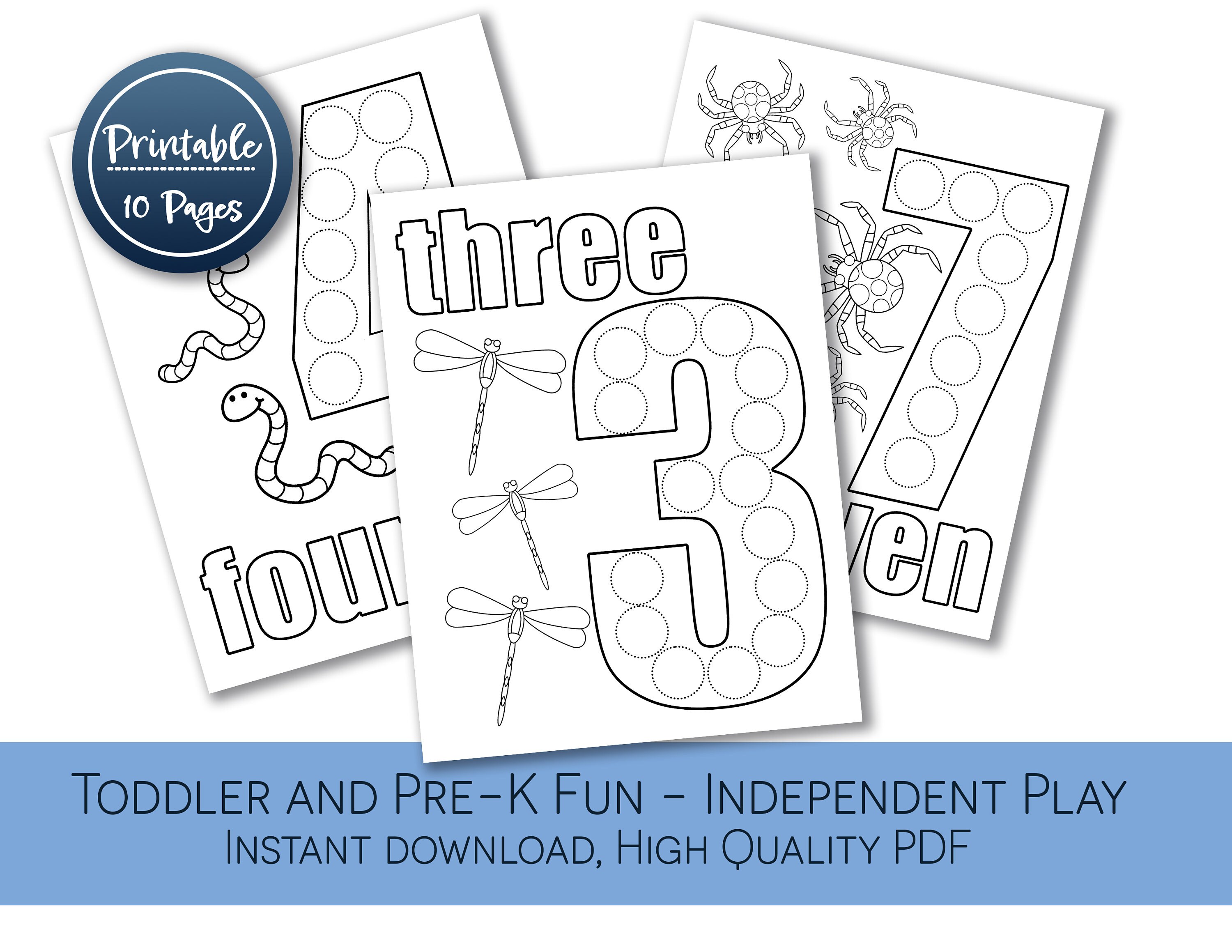 Do A Dot Printable | Preschool Printable Activity, Coloring, Fine Motor ...