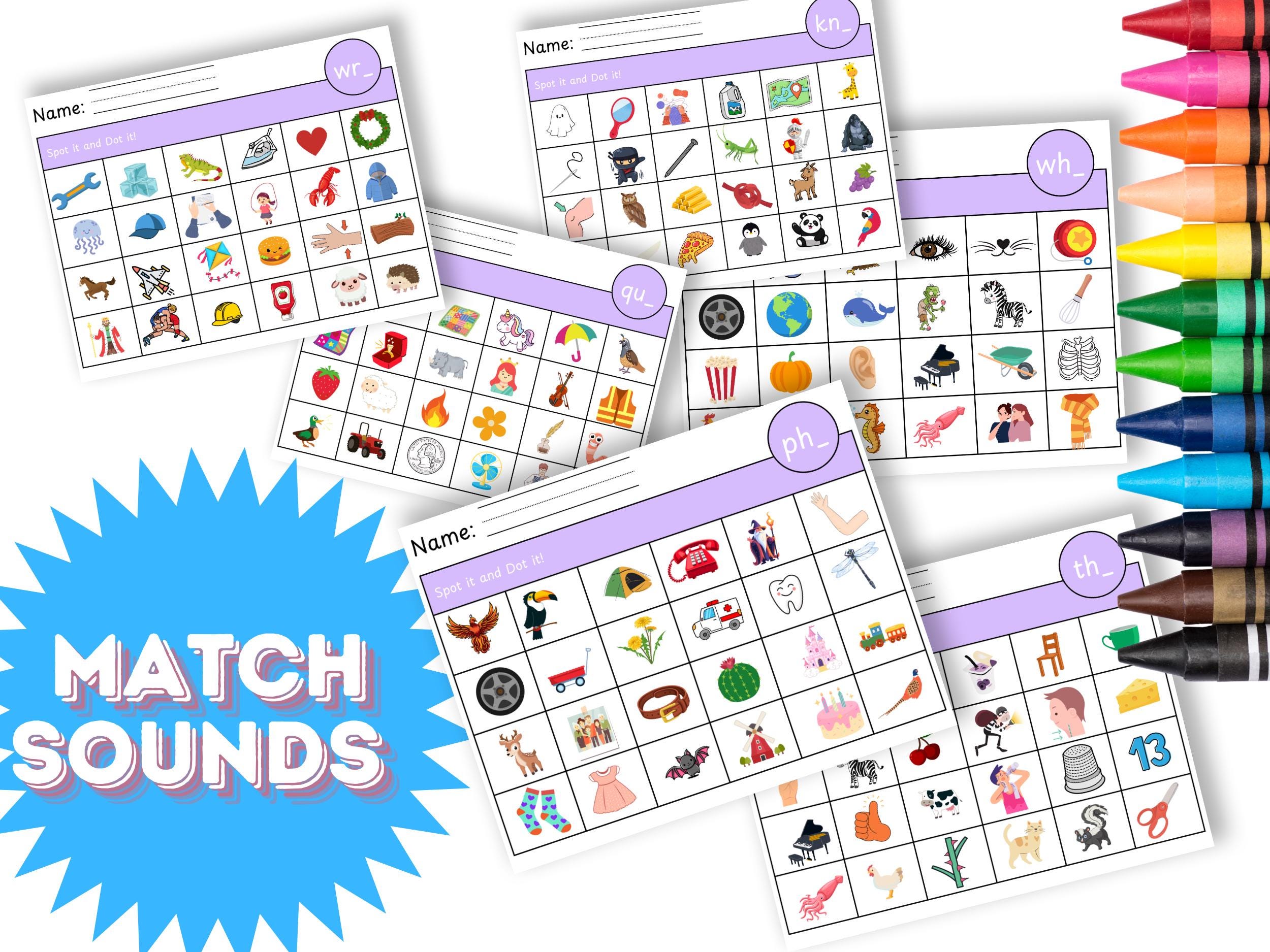 Beginning Digraph Spot and Dot | Phonics CVC Amplify Phonemic Awareness ...