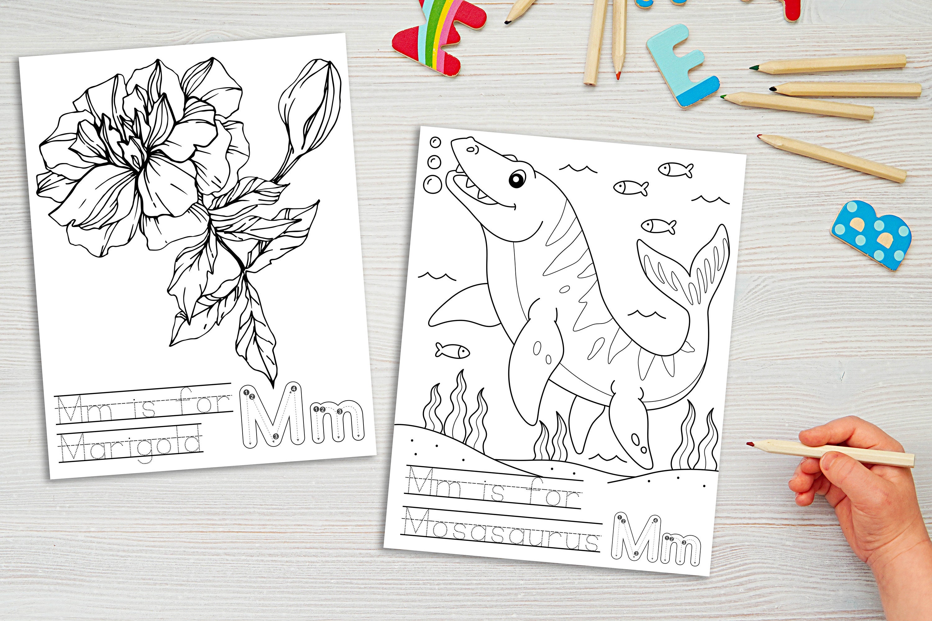 Letter of the Week M - Alphabet Learning, Preschool Worksheets ...