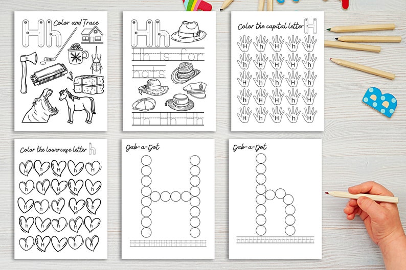 Letter of the Week H Alphabet Learning, Preschool Worksheets, Printable ...