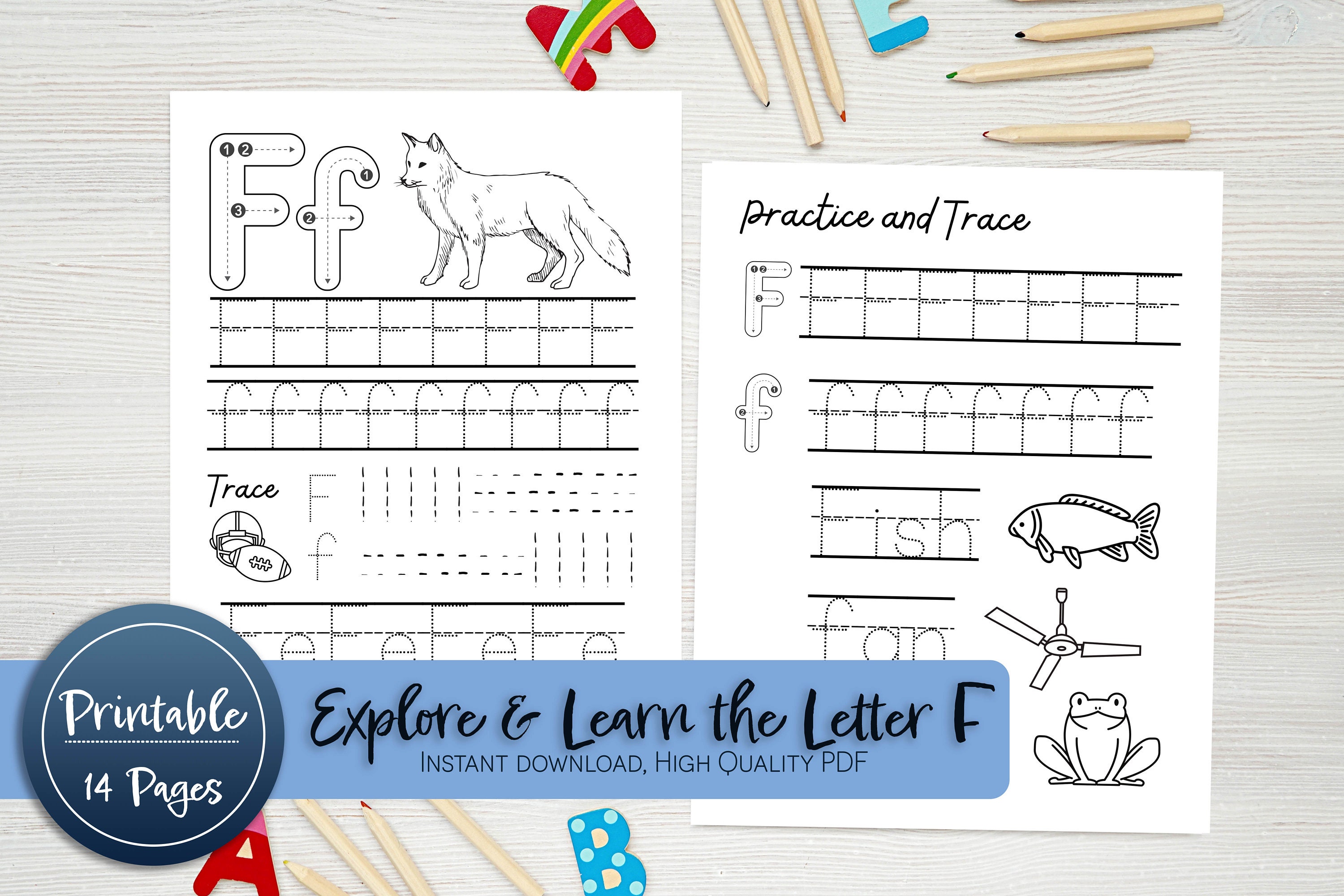 Letter of the Week F Alphabet Learning, Preschool Worksheets, Printable ...