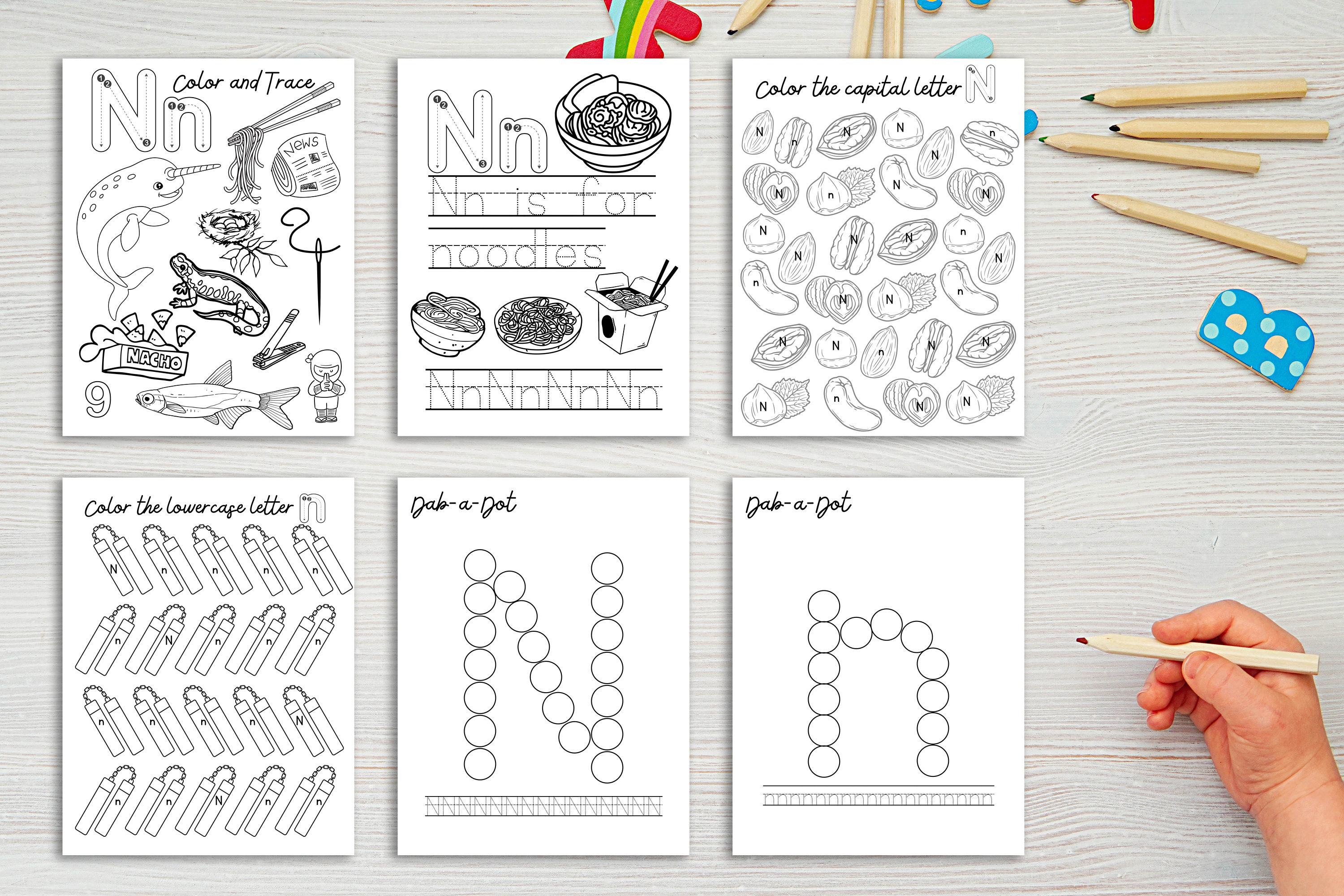 Letter of the Week N Alphabet Learning, Preschool Worksheets, Printable ...