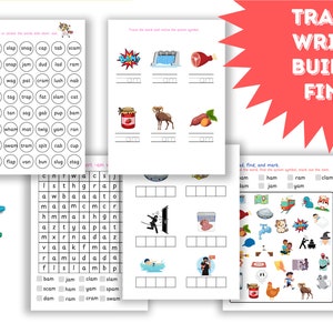 CVC Workbook| Homeschool Resources, Phonics Activity Sight Words ...