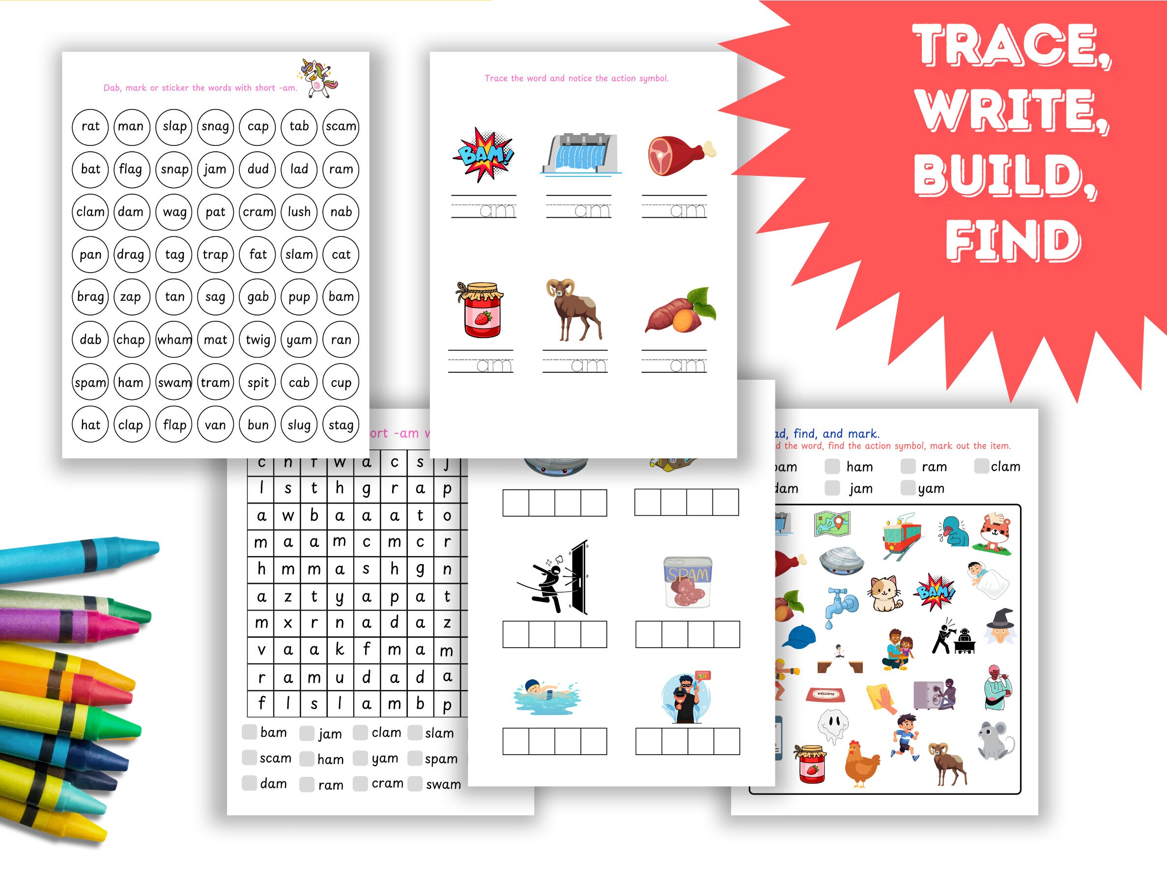 CVC Workbook| Homeschool Resources, Phonics Activity Sight Words ...