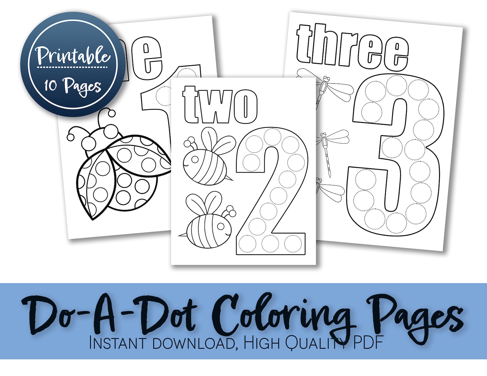 Do A Dot Printable | Preschool Printable Activity, Coloring, Fine Motor ...