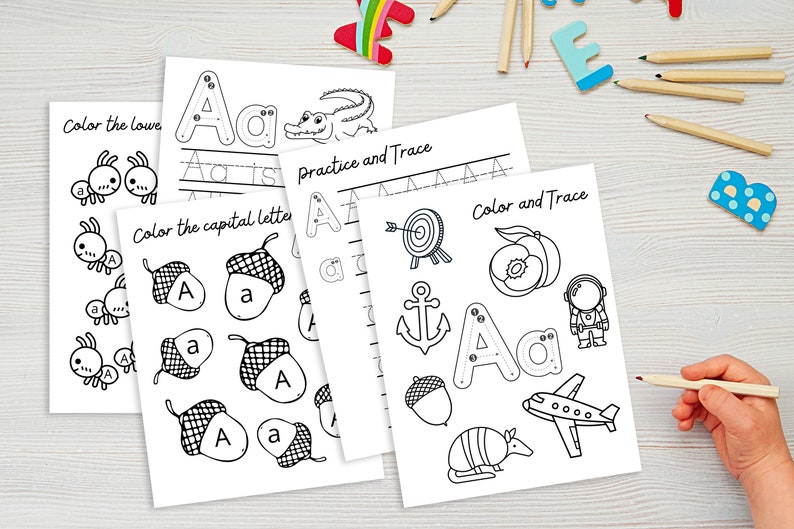 Letter of the Week A - Alphabet Learning, Preschool Worksheets ...