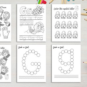 Letter of the Week G - Alphabet Learning, Preschool Worksheets ...