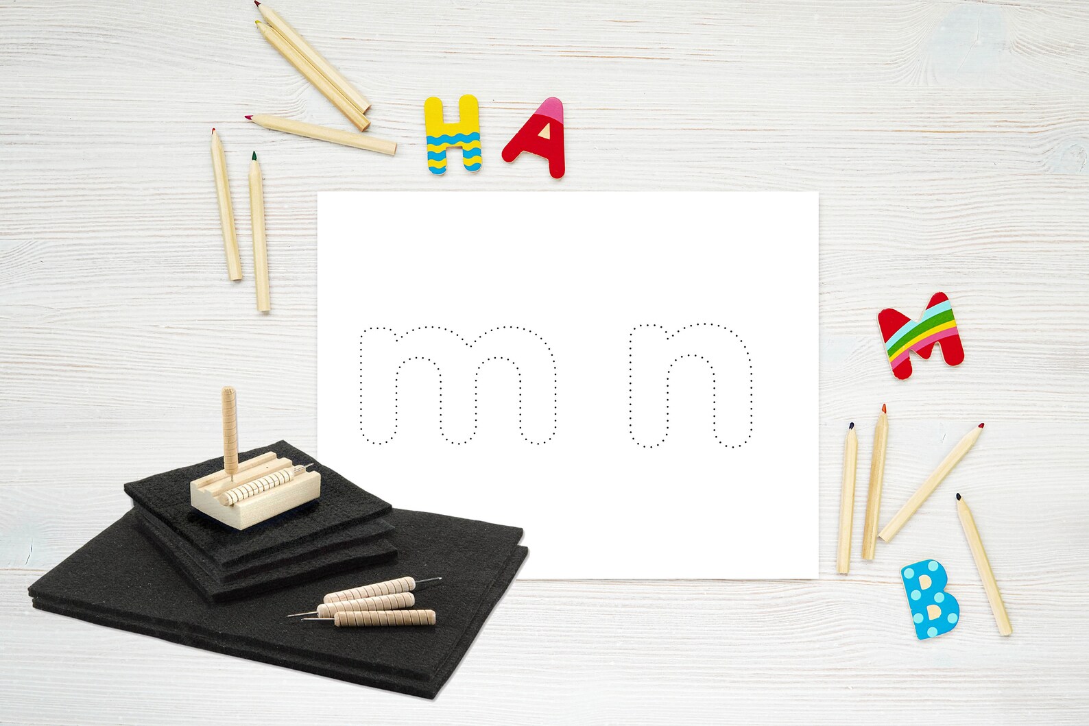 Montessori Alphabet Letter Pin Punch Activity | Fine Motor Preschool ...