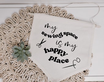 My Happy Place Flag - Etsy