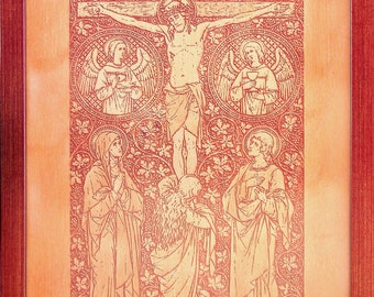 Pyrography Jesus - Etsy