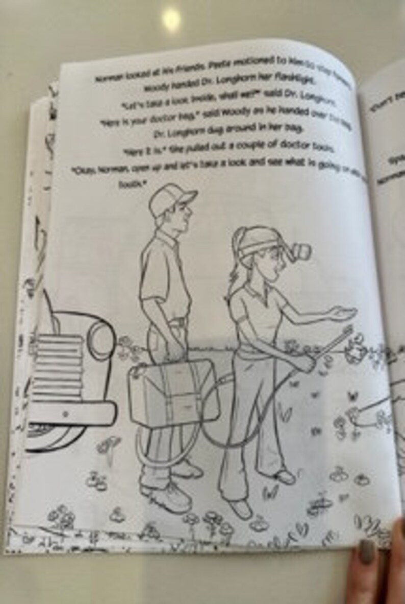 Grandpa's Farm the Toothache Coloring Book - Etsy