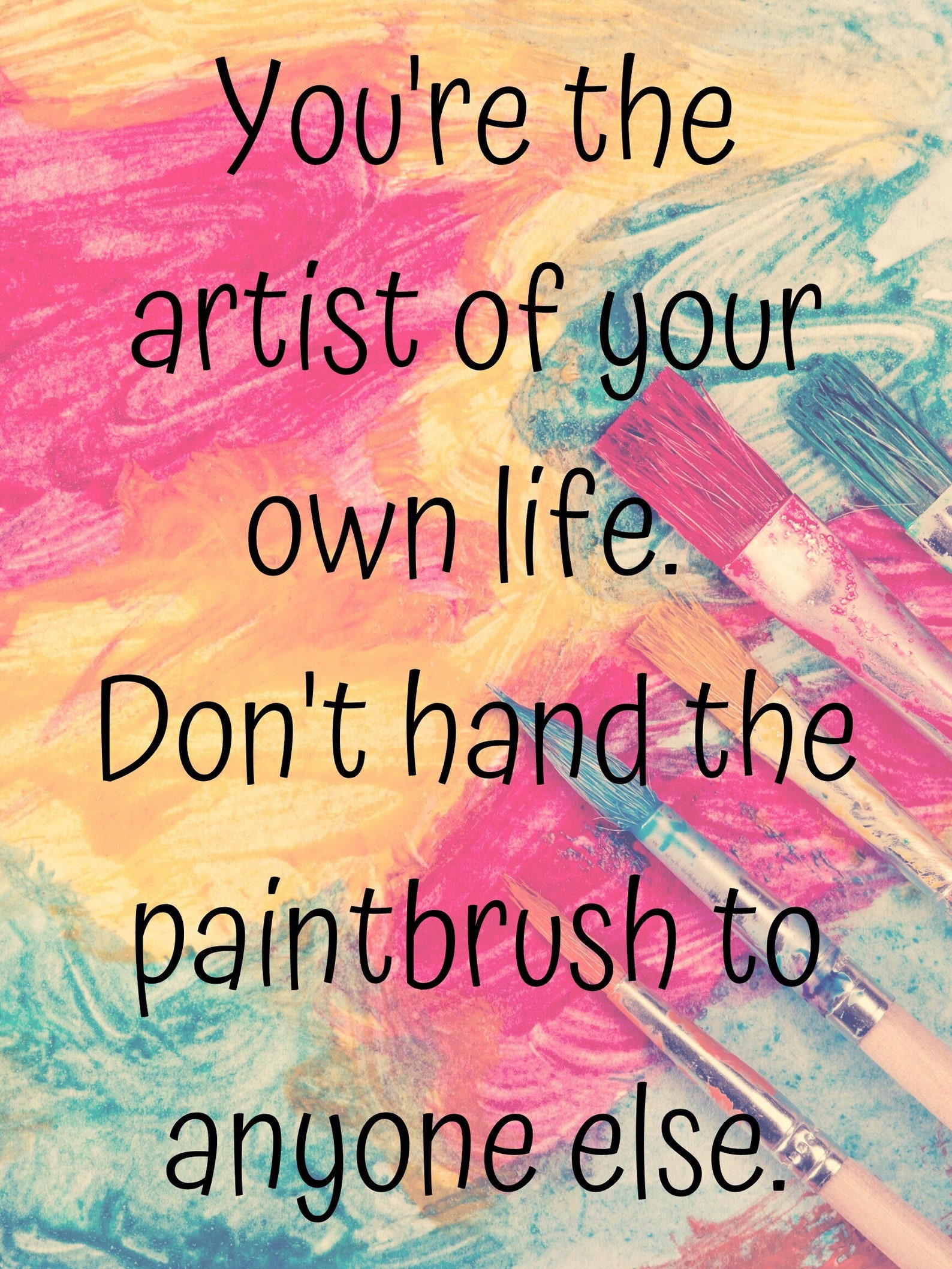 You're the Artist Digital Print - Etsy