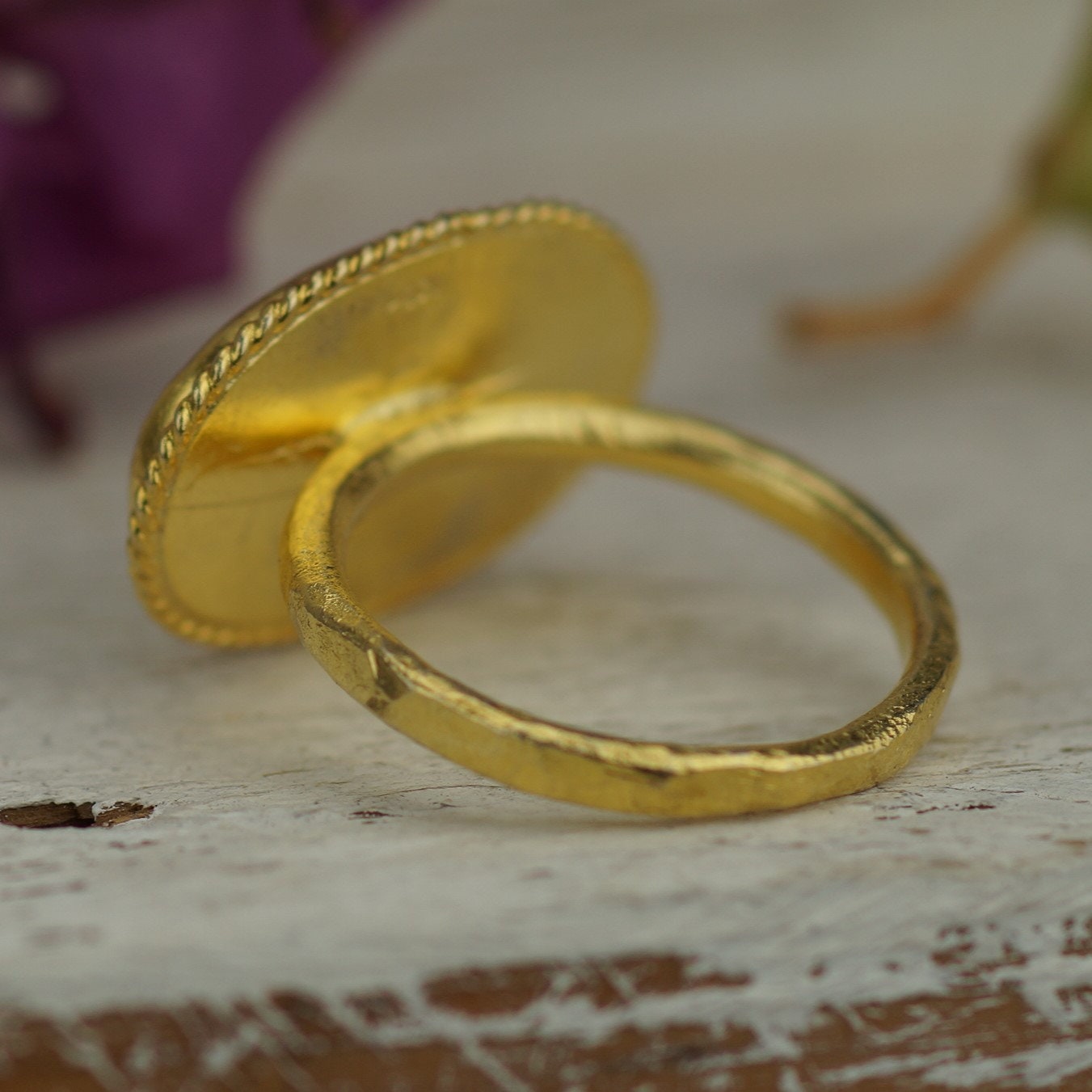 Sultan Ancient Roman Soldier & Horse Signet Coin Ring Gold Plated 925 ...