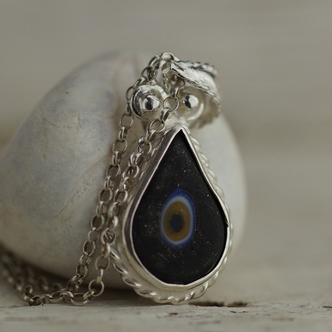 Sultan Handmade Eye Pendant Sterling Silver Eye Pendant Eye Charm ...
