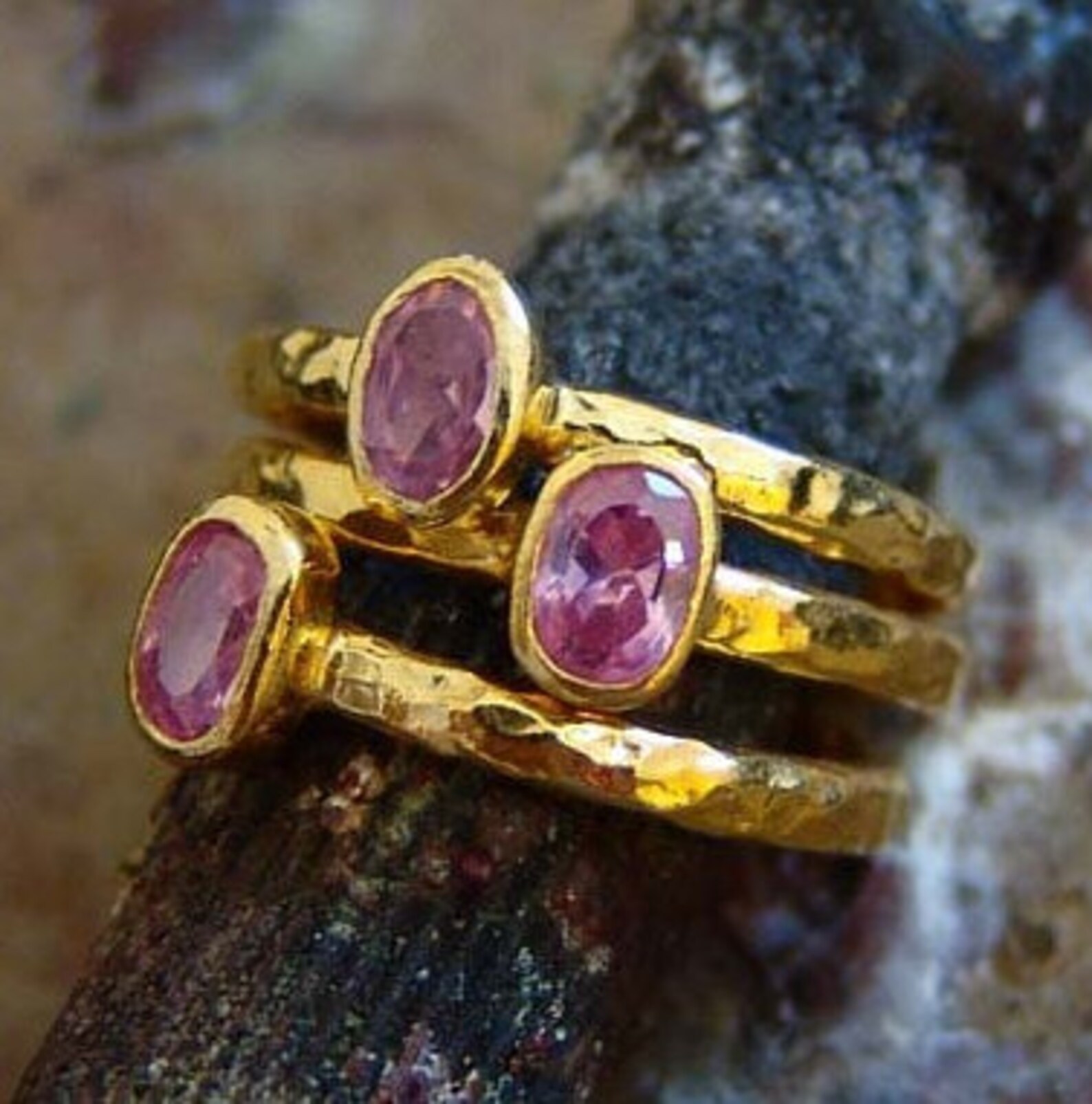 Sultan Pink Topaz Ring Gemstone 925K Sterling Silver Dainty Ring Silver ...